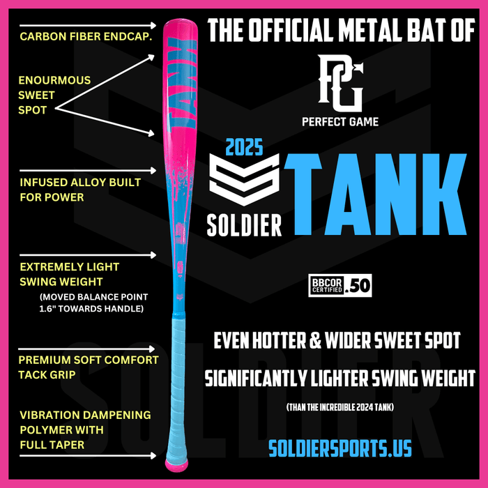Soldier TANK | USSSA and BBCOR Metal Bats – Ultimate Baseball Supply